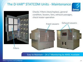 AMSC D-VAR STATCOM Systems - Intro | PPT