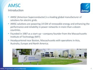 AMSC D-VAR STATCOM Systems - Intro | PPT