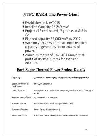 NTPC PROJECT.. | PDF