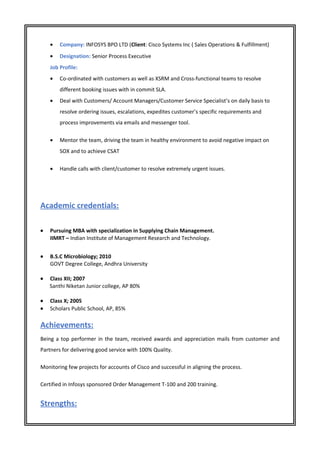 Resume__Yoga_Adapa | DOC | Business Administration | Business