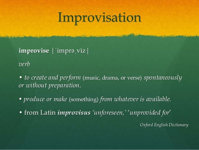Evidence-Based Improvisation JD Wynn