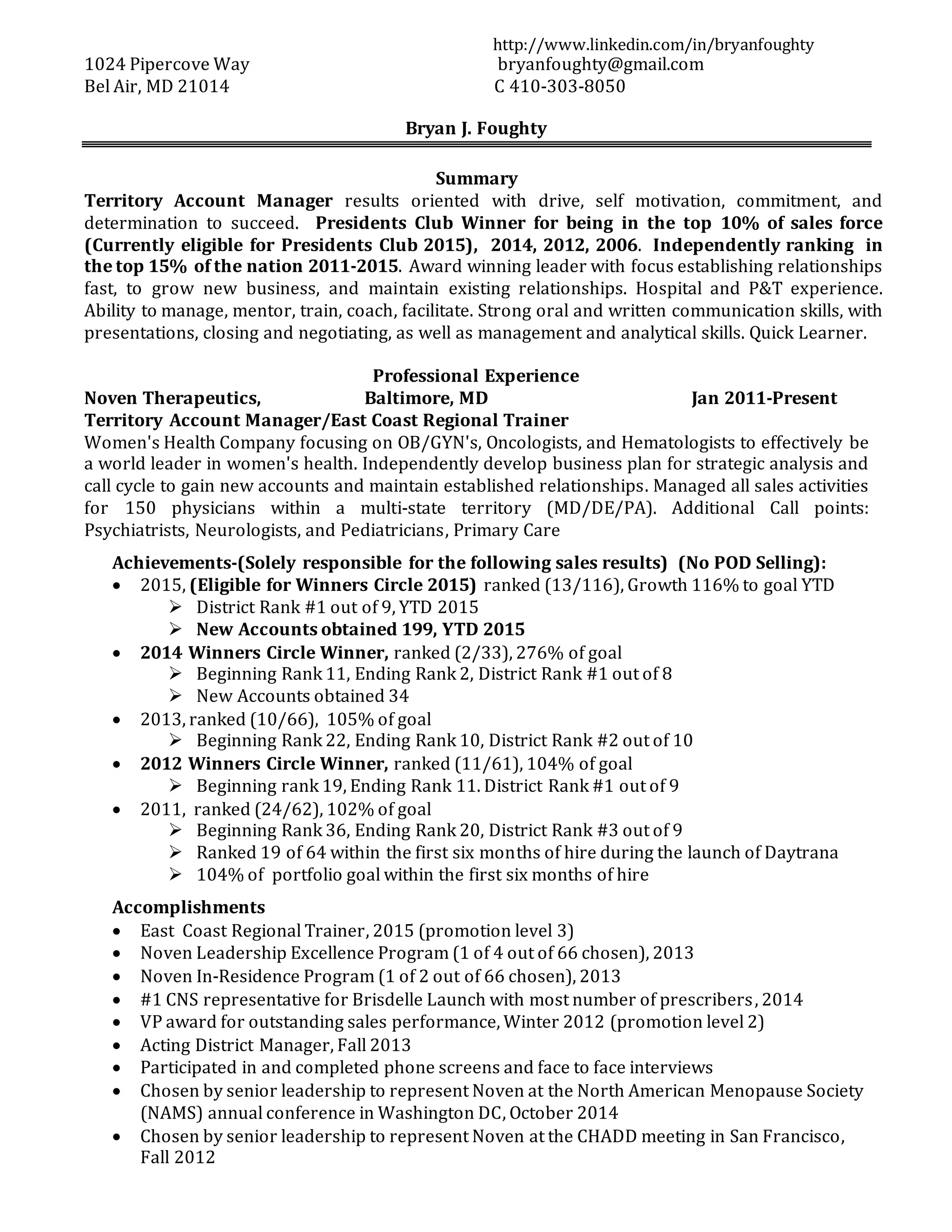 Foughty_Bryan_Resume 2015 | DOCX