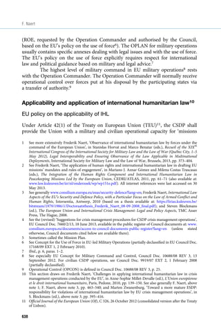 IHL AND IHRL IN THE EU MULTINATIONAL OPERATIONS | PDF