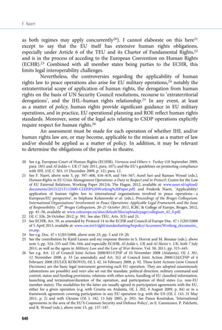 IHL AND IHRL IN THE EU MULTINATIONAL OPERATIONS | PDF