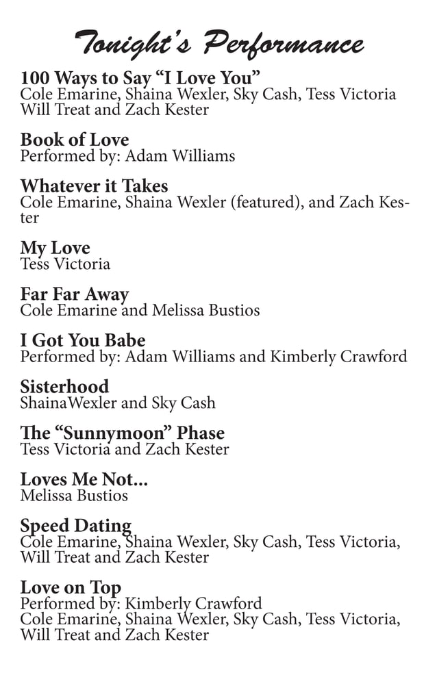 ILoveYouProgramFinal | PDF