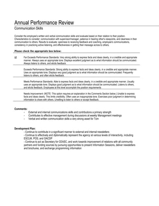 Tom's Performance Review - August 2011 | PDF