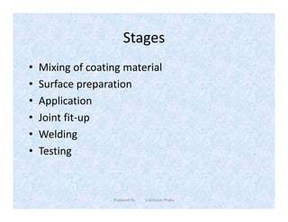Field Joint of Cement lined Pipe | PDF