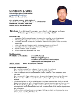 mark amt resume | PDF