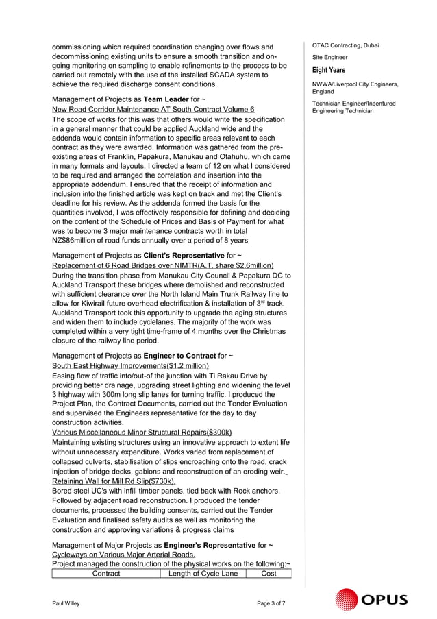 CV~PW~02-02-16 Opus | PDF