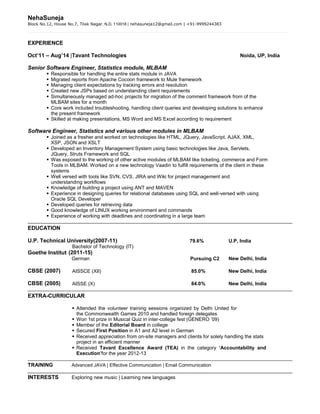 Neha_Suneja_CV | PDF
