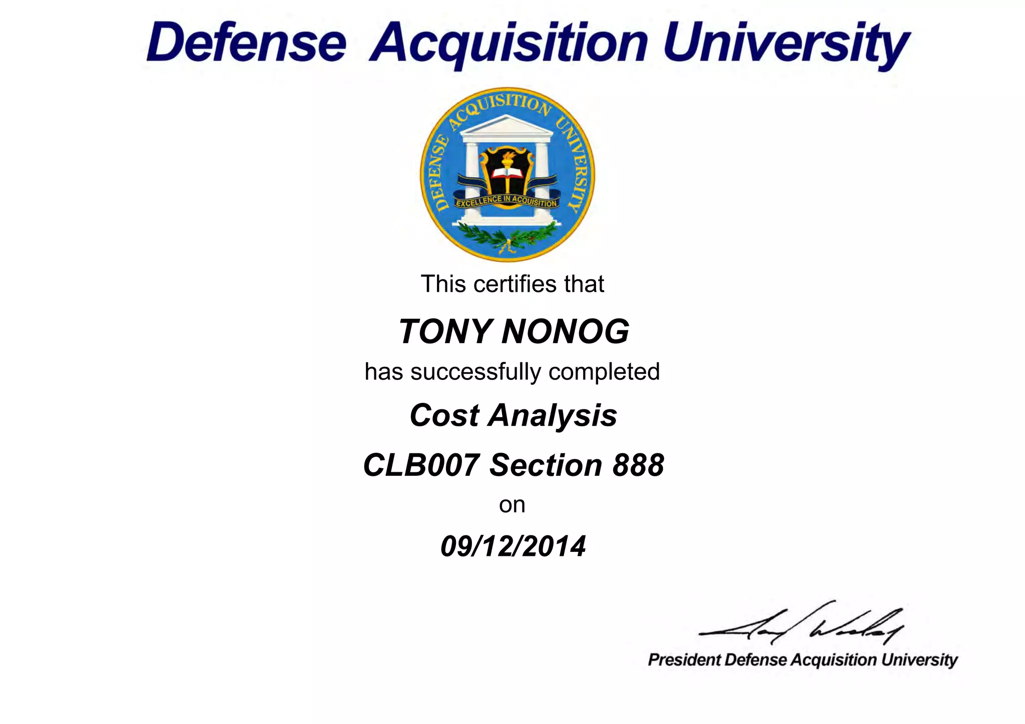 Nonog DAWIA Course Certificates | PPT