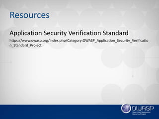 Growing Up AppSec and ASVS | PPT