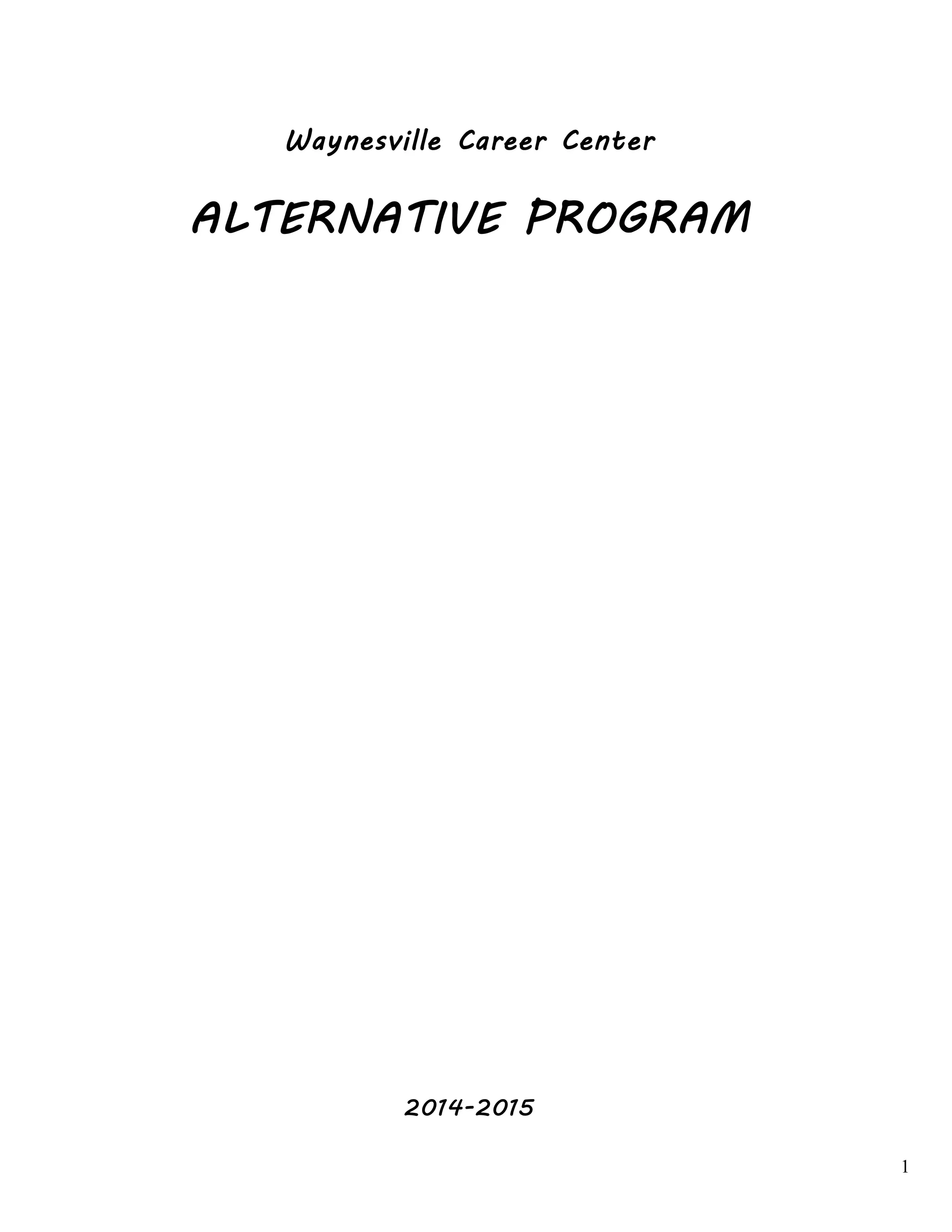 Alternative Handbook [Revised] | PDF