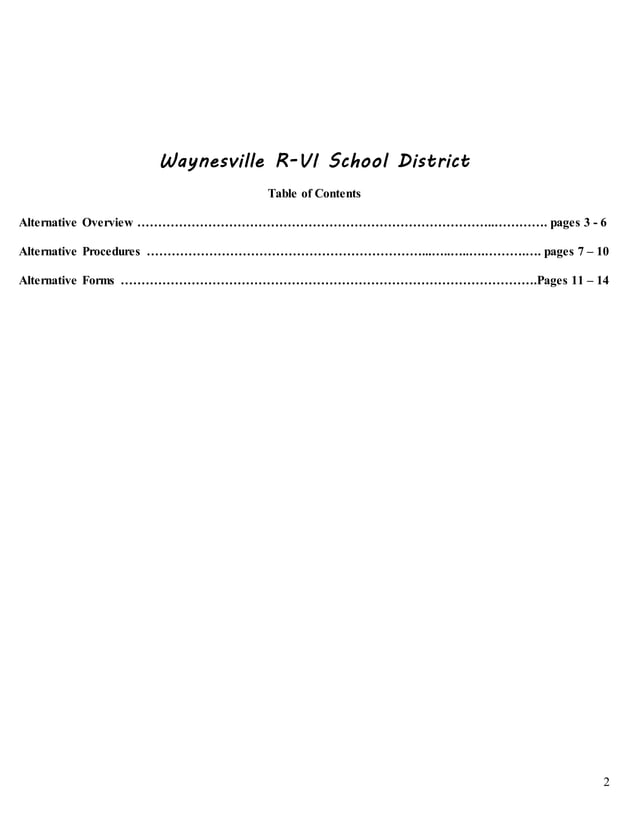 Alternative Handbook [Revised] | PDF