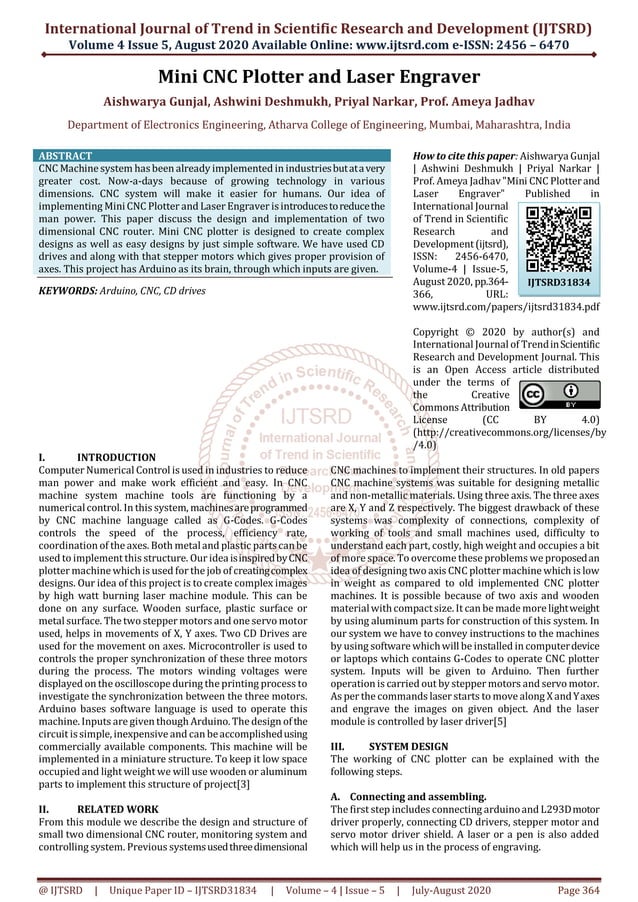 Mini CNC Plotter and Laser Engraver | PDF | Graphics Software | Computer Software and Applications