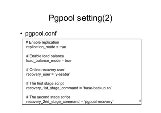pgpool-II demonstration | PDF