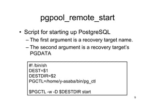 pgpool-II demonstration | PDF