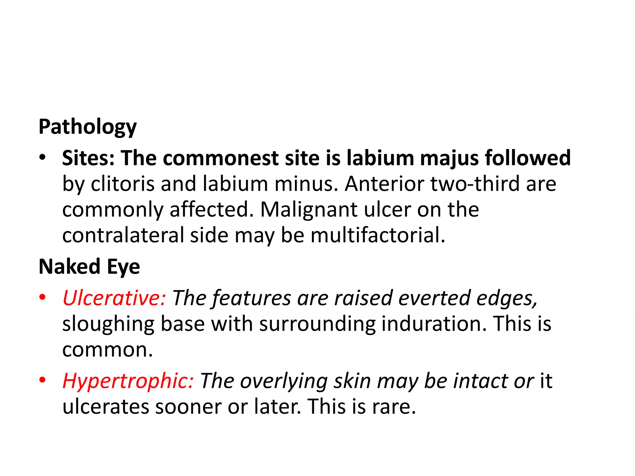 Vulval Ca And Vulval Lymph Pptx
