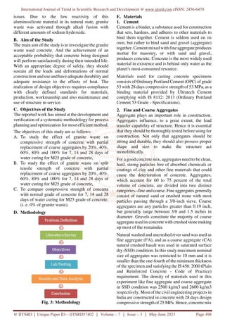 Use of Granite Waste for the Application as Coarse Aggregate in ...