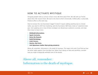 How to fascinate Sally Hogshead | PDF