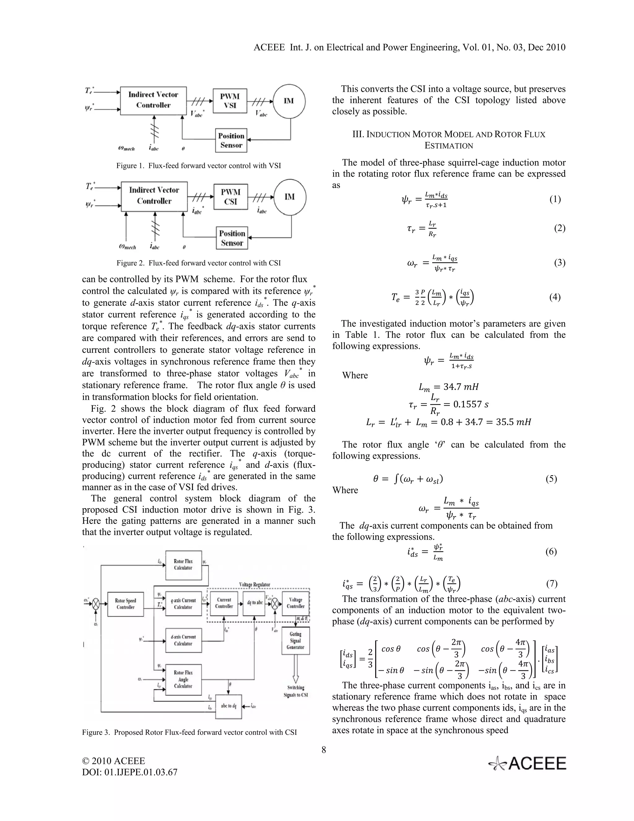 Improved Indirect Rotor Flux Oriented Control Of Pwm Inverter Fed Induction Motor Drives Pdf
