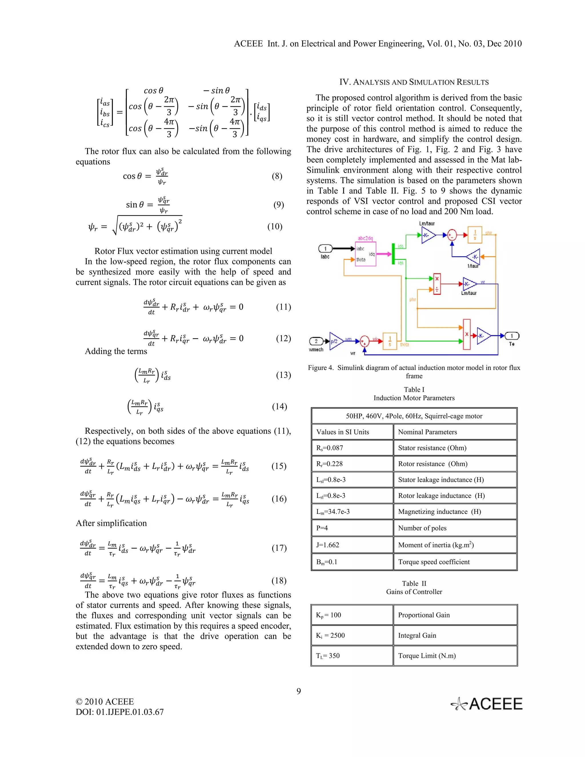 Improved Indirect Rotor Flux Oriented Control Of Pwm Inverter Fed Induction Motor Drives Pdf