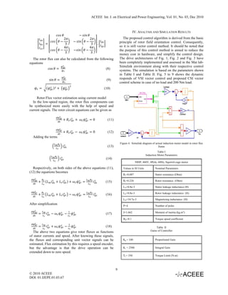 Improved Indirect Rotor Flux Oriented Control of PWM inverter fed ...