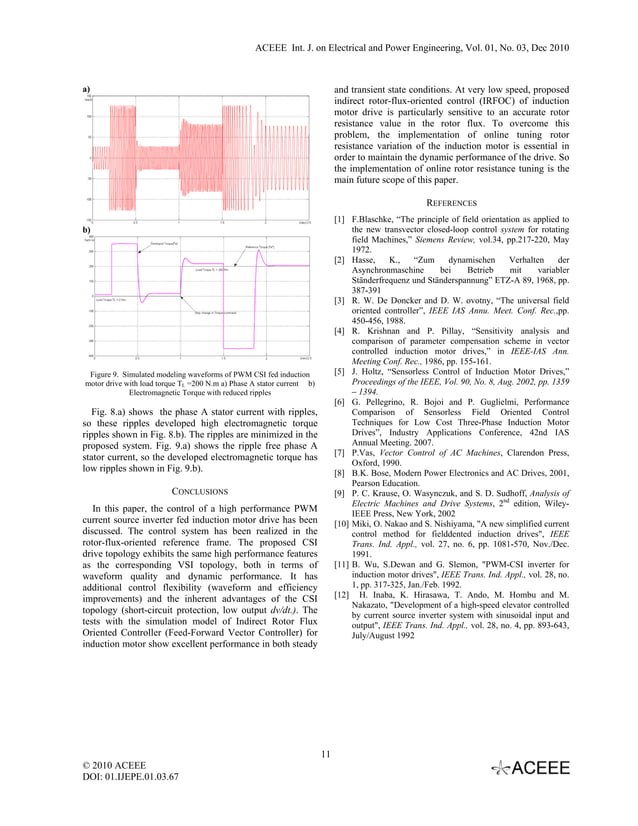 Improved Indirect Rotor Flux Oriented Control Of Pwm Inverter Fed Induction Motor Drives Pdf