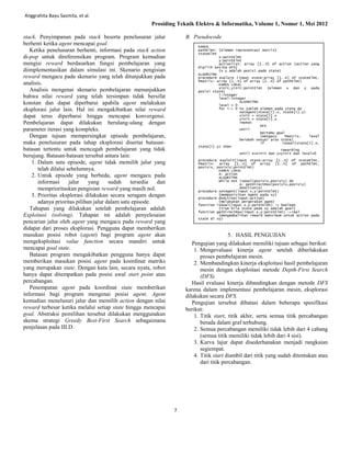 Implementasi Reinforcement Learning pada Simulasi Penentuan Jalur Robot ...