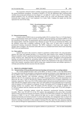 Seeking higher order construction of cognitive abilities in a ...