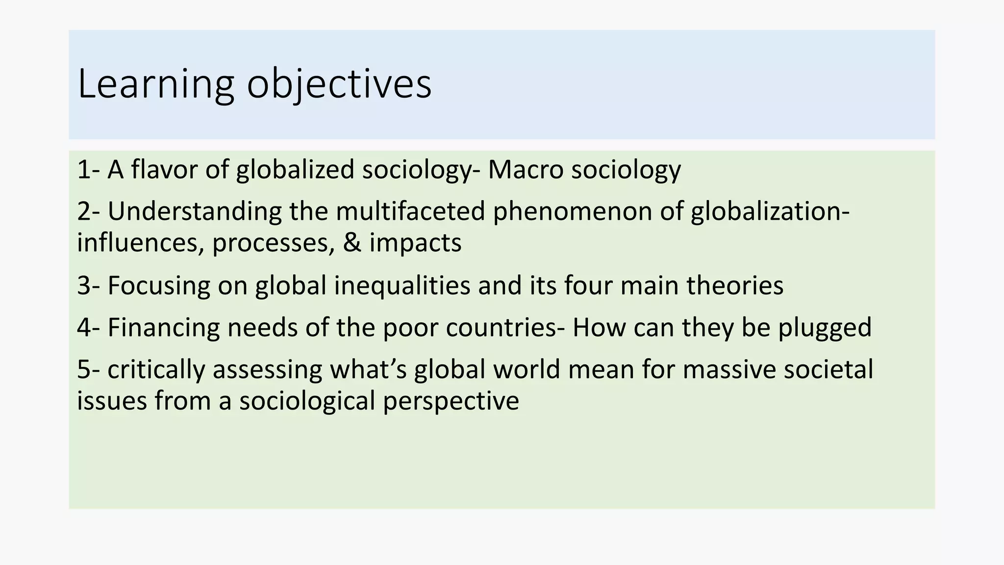 6,7 - Globalisation & Global inequality.pdf | Business | Business and Finance