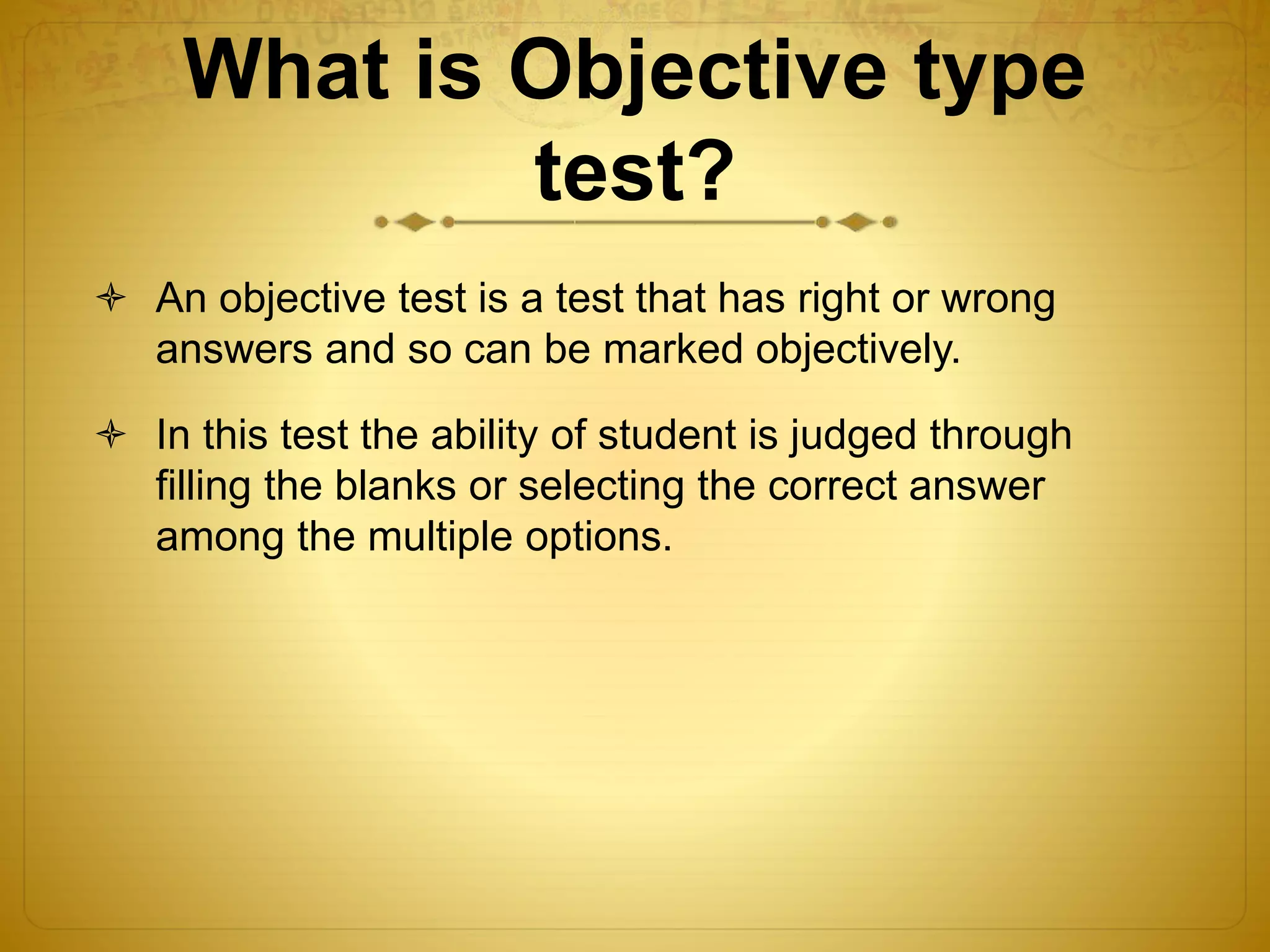 Constructing Objective and Subjective Test | PPTX