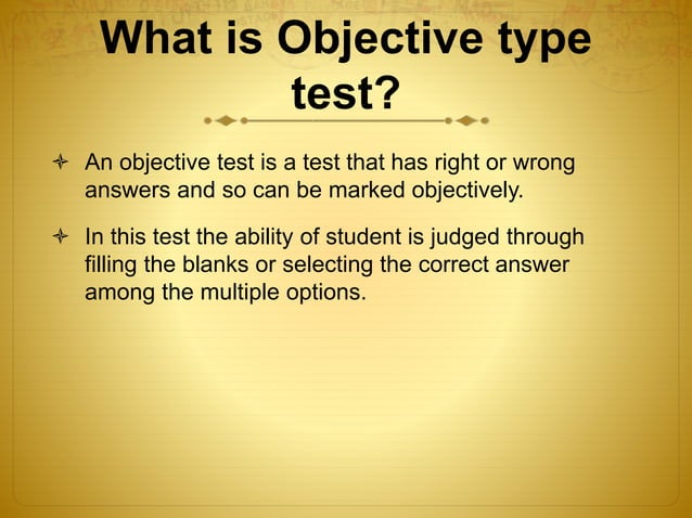 Constructing Objective and Subjective Test | PPT
