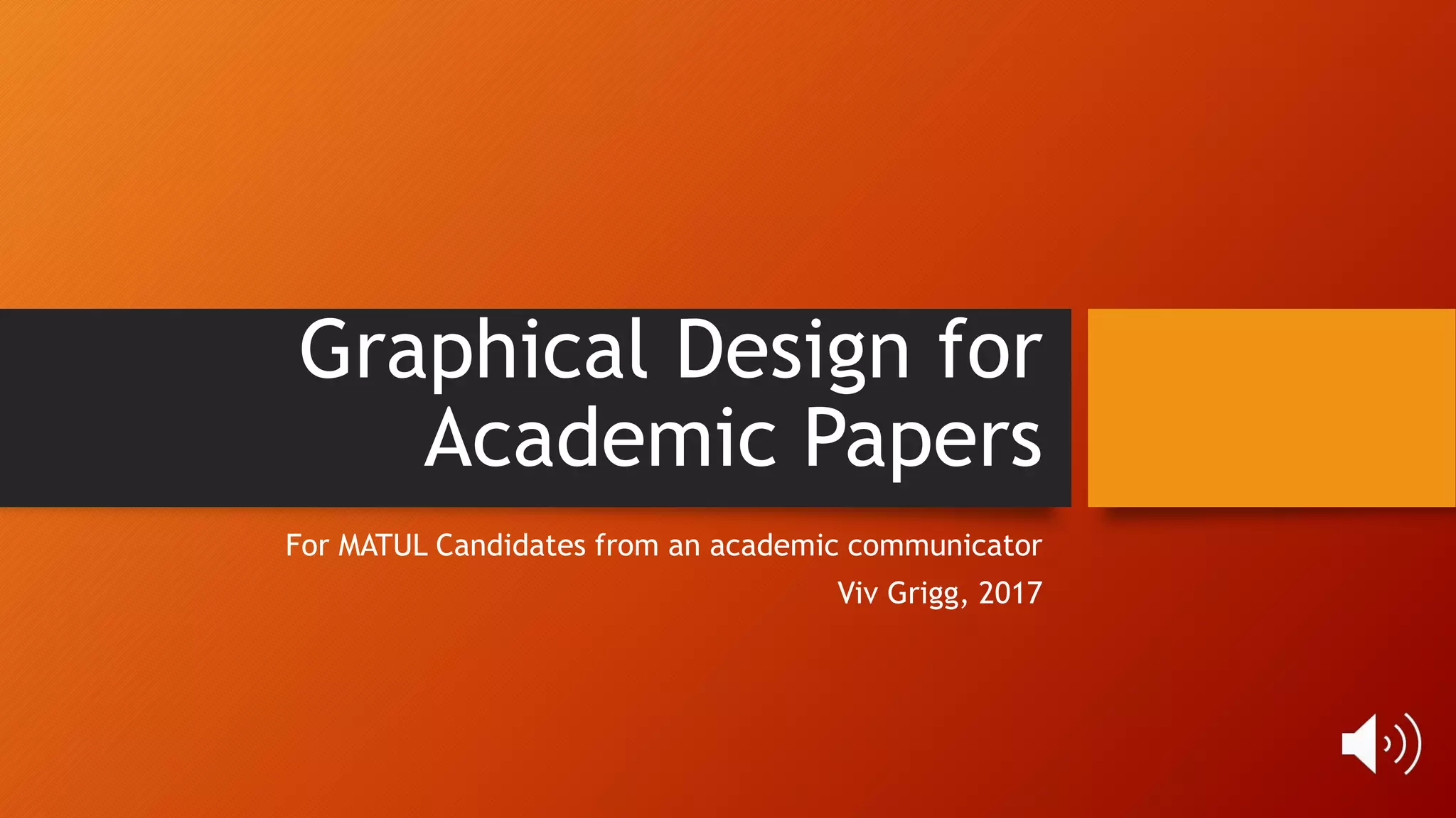 TUL 670-1, Designing Graphical Masters Papers | PPT