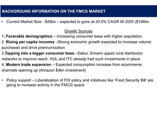 FMCG Presentation PPT format | PPT