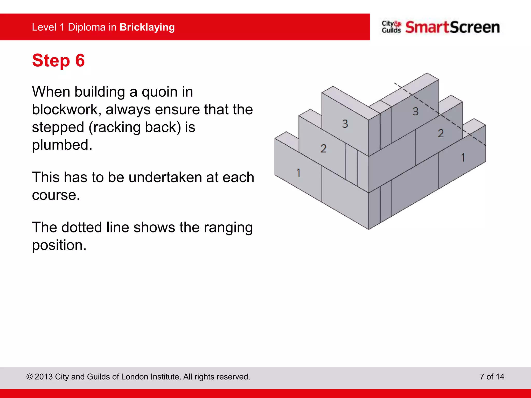 Blocklaying: Step by step | PPTX
