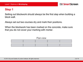 Blocklaying: Step by step | PPTX