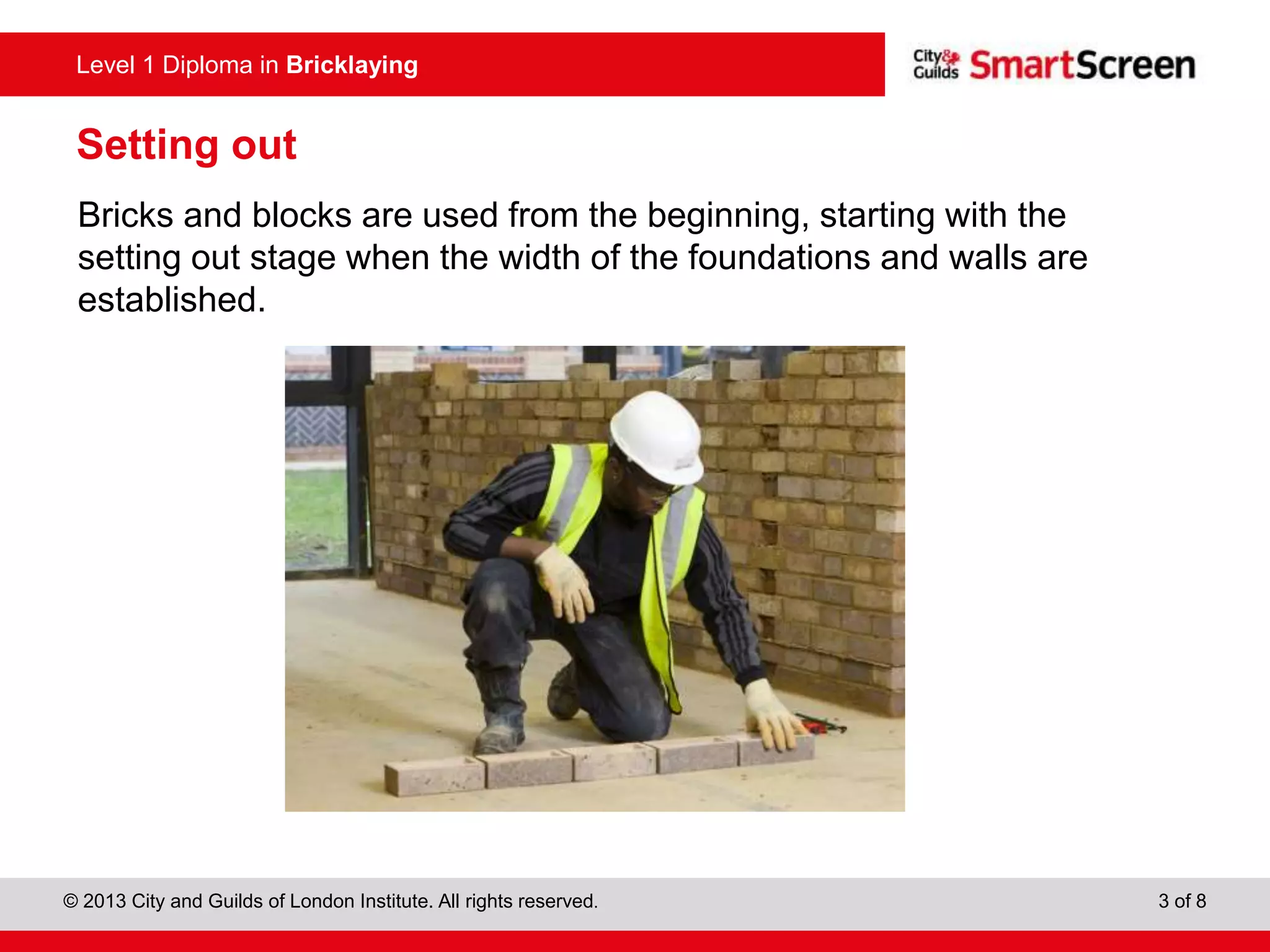 Working Relationship between Bricks and Block Sand | PPTX