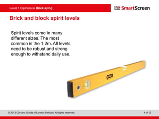 Bricklaying Tools | PPTX