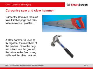Bricklaying Tools | PPT