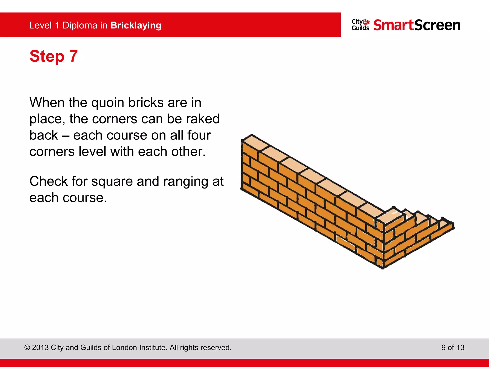 Set Out and Build Masonry Structures | PPT
