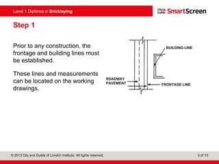 Set Out and Build Masonry Structures | PPT