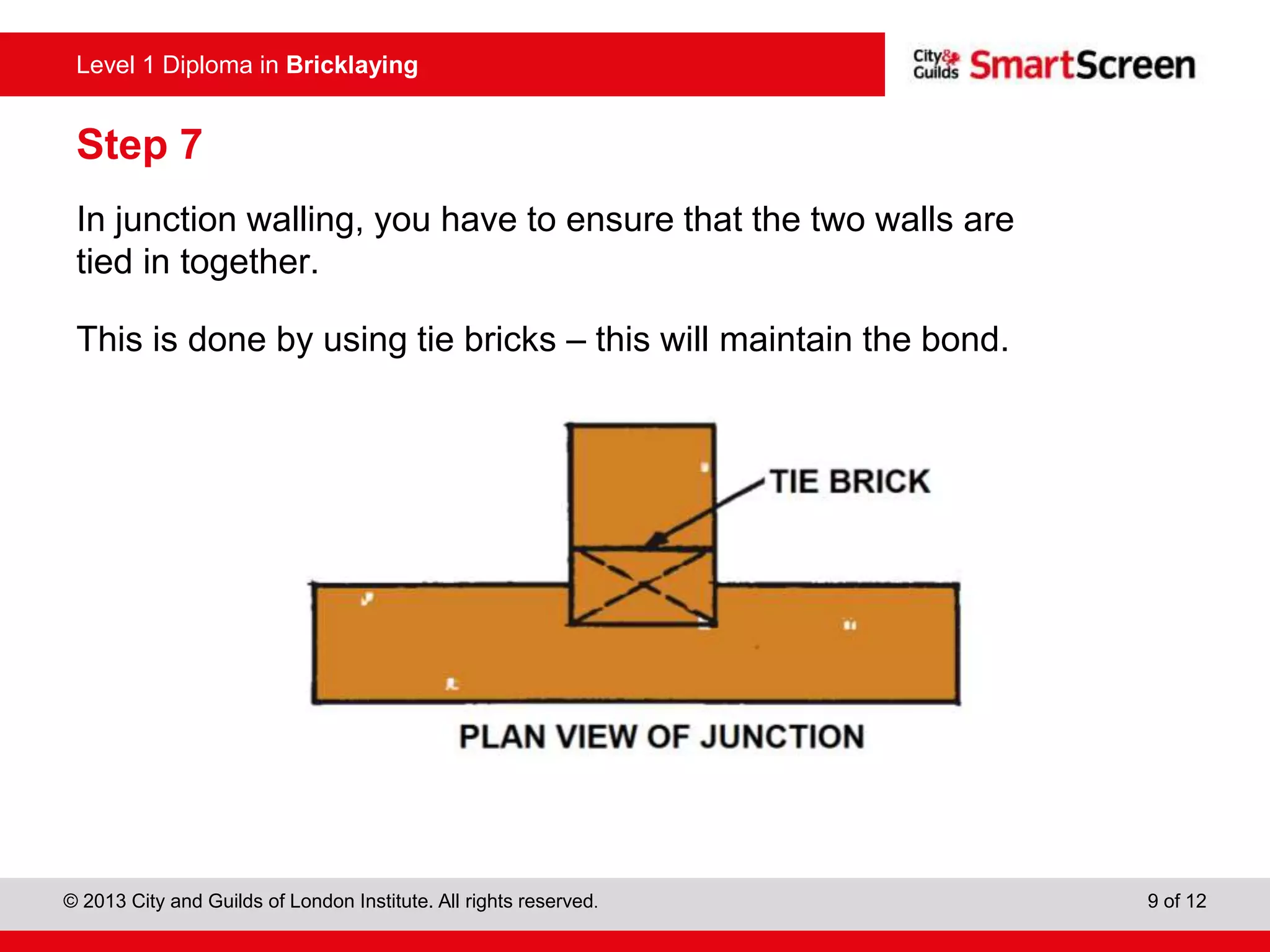 Bricklaying: Step by Step | PPTX