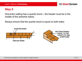 Bricklaying: Step by Step | PPTX