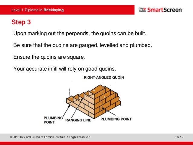 Bricklaying: Step by Step