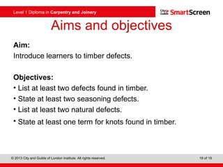 6706 timber defects | PPT