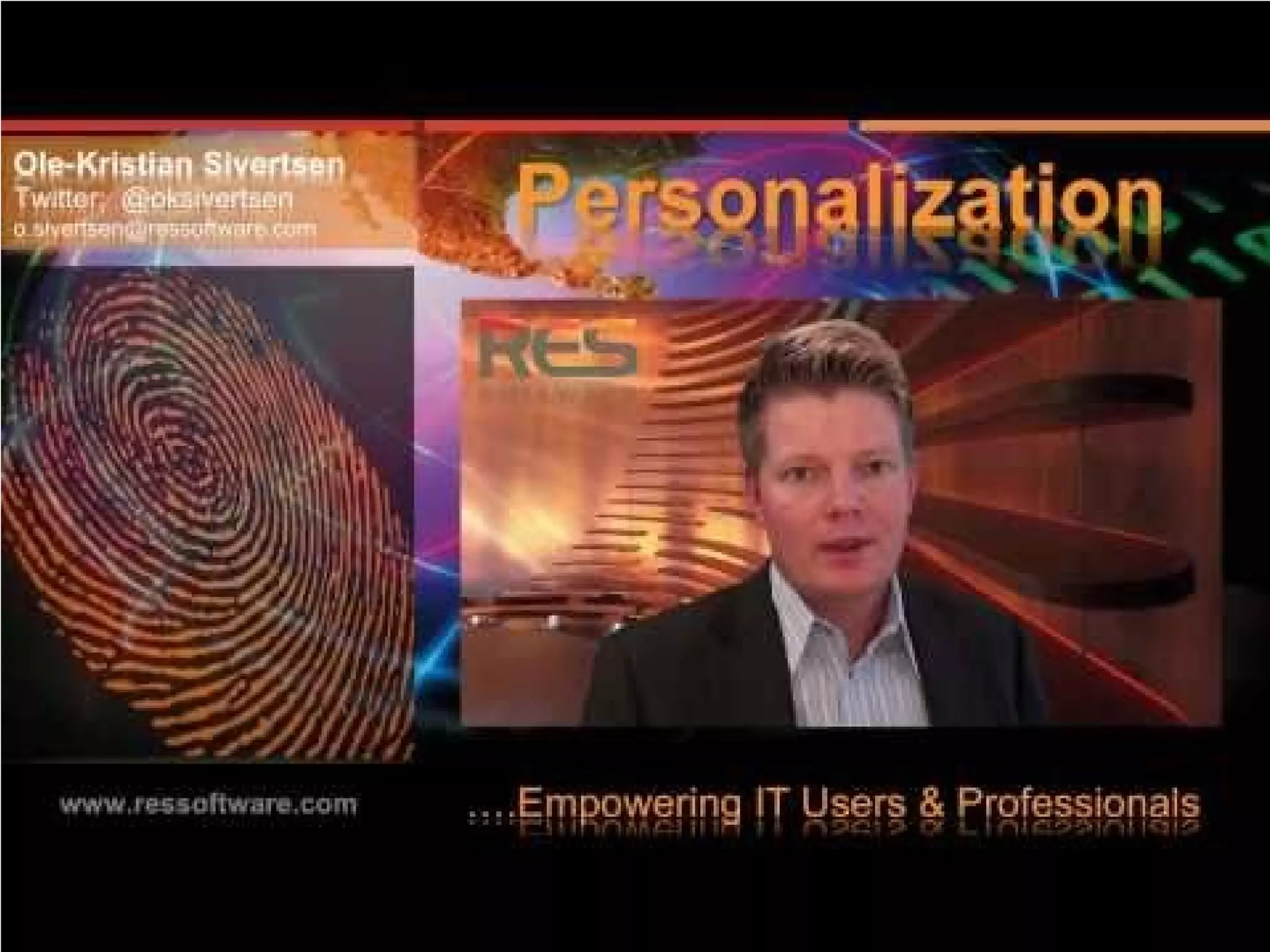 Empowering IT users through Personalization | PPT