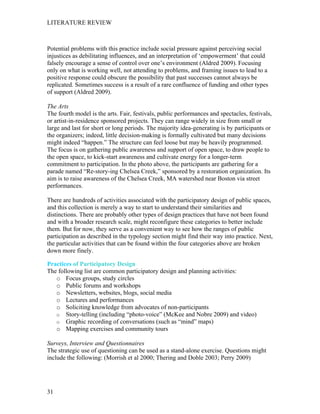 Participation in the Planning and Design of Public Open Space | PDF