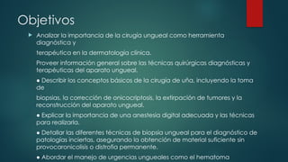 Técnica quirúrgica onicectomia complicaciones pptx | PPTX