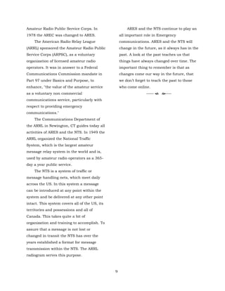 History of ARES NTS and RACES by George Hart | PDF